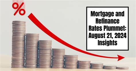 Mortgage And Refinance Rates Plummet August 21 2024 Insights