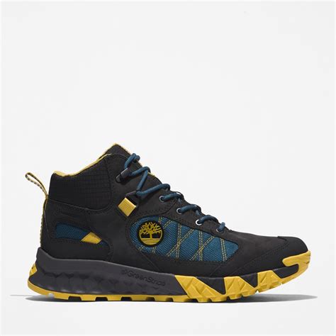 Timberland Trailquest Waterproof Hiking Boot For Men In Black Black Timberland Weatherproof