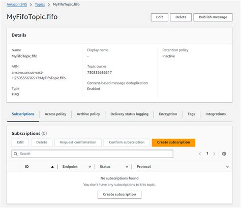 Guided Lab Integrating Sns Fifo Topic With Sqs Fifo Queue Tutorials Dojo
