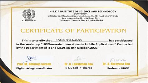 Koduru Siva Nandini On Linkedin Mobinnovate