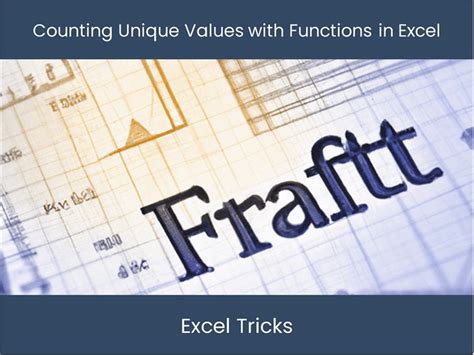 Count Unique Values In Excel With Functions Excel