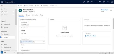 Using Microsoft Flow In Dynamics 365