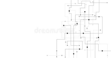 Technology Black Circuit Diagram Concept Stock Vector Illustration Of Graphic Engineering