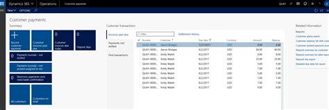Dynamics 365 How Cool Is That Customer And Vendor Payment Workspaces Ellipse Solutions