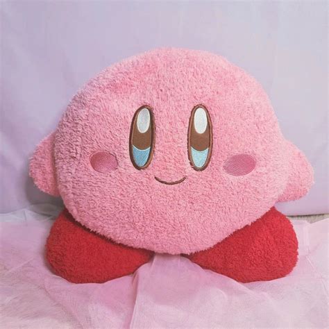 Nintendo Jumbo Fuzzy Kirby On Carousell