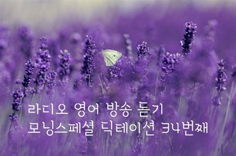 라디오 영어 방송 듣기 Ebs 최수진의 모닝스페셜 네이버 블로그
