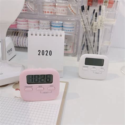 On HandStudy Timer Clock For Babes Alarm Clock With Speaker Magnetic Kitchen Timer With