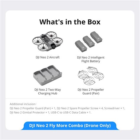 Dji Neo 2 Fly More Combo Drone User Manual