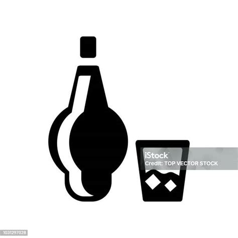 흰색 배경 위스키 기호 음식 기호에 고립 된 위스키 아이콘 벡터 0명에 대한 스톡 벡터 아트 및 기타 이미지 0명 곡초류