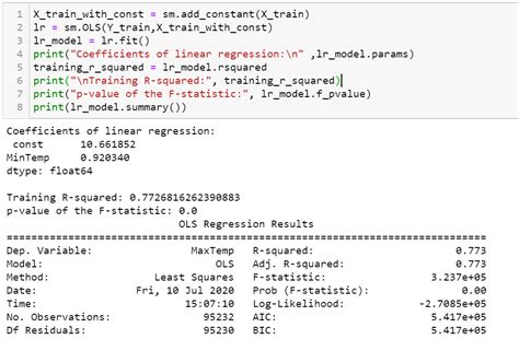 Python How To Retrieve Model Estimates From Statsmodels Stack Overflow