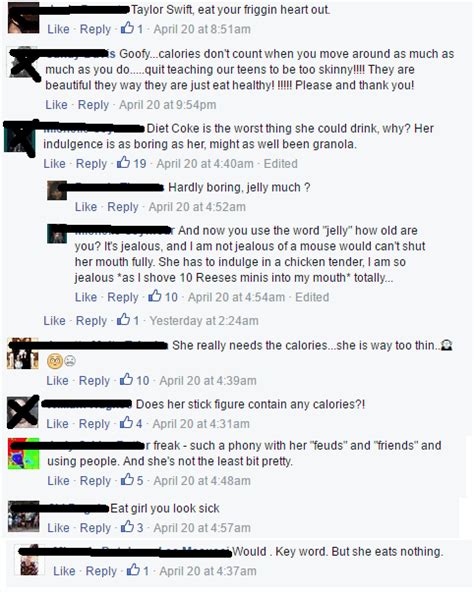 Peoples Reaction To Taylor Swift Caring About Calories Leaves Few