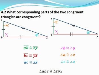 Geometry PowerPoint Triangle Congruence And Proofs Chapters And