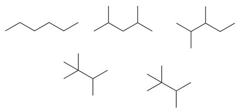 Hexane Isomers Lewis Structures Selectivity Of High Octane