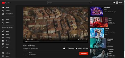 Github Metaphor07 Youtube Clone