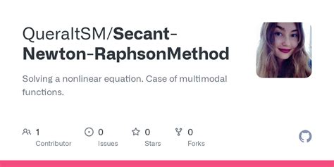 Github Queraltsmsecant Newton Raphsonmethod Solving A Nonlinear