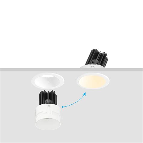 Ibsp155ct085h95—adjustable Ip65 Glass Diffuser Honey Comb Downlight