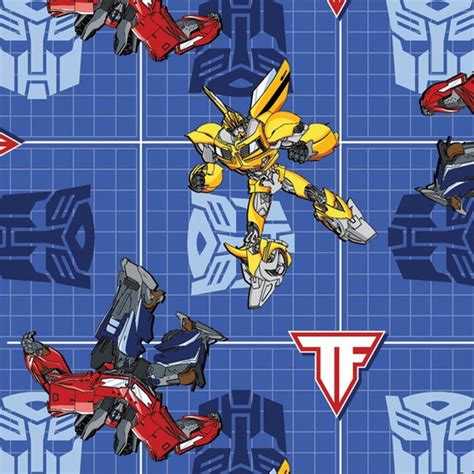 Hasbro Transformer Patch Fabric From Springs By Grandriverfabrics