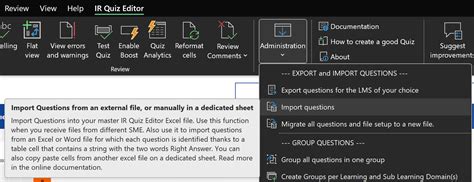 Import And Export Questions