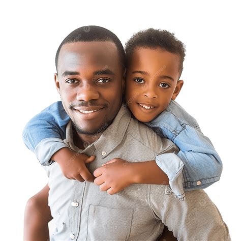 African Father And Son