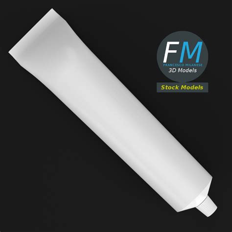 3d Model Toothpaste Container 2