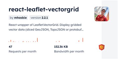React Leaflet Vectorgrid Cdn By Jsdelivr A Cdn For Npm And Github