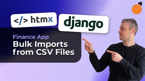 Django And Htmx Importing Csv Files With Django Import Export Youtube