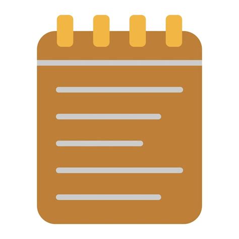 Premium Vector Vector Design Notebook Icon Style