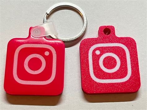 Nfc Keychain With Instagram Logo By Saschabdesign Makerworld