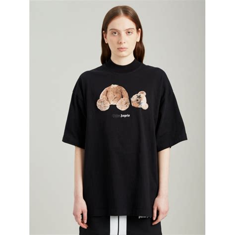 Чорна футболка Palm Angels — ціна 2250 грн у каталозі Футболки Купити жіночі речі за доступною