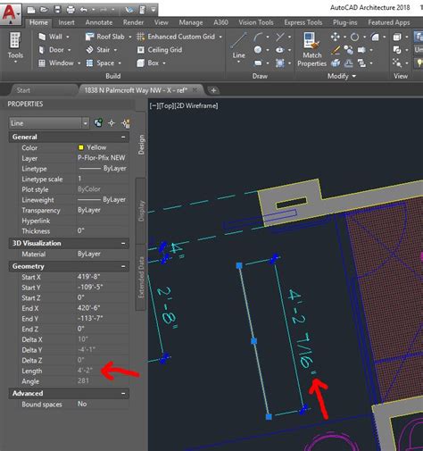 solved properties menu displaying incorrect length autodesk community