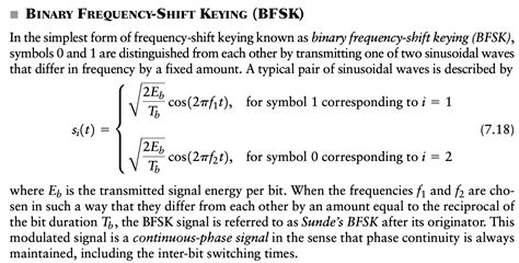 Solved BINARY FREQUENCY SHIFT KEYING BFSK In The Chegg