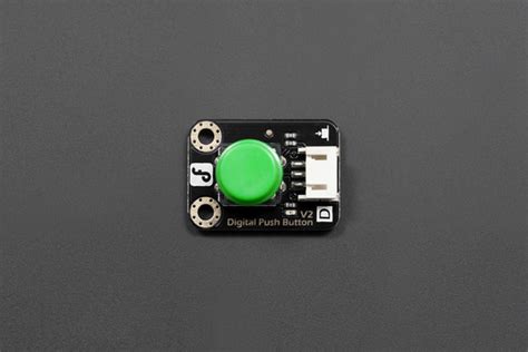 Dfr0029 G Digital Push Button Green Led 33 5v Immersion Gold