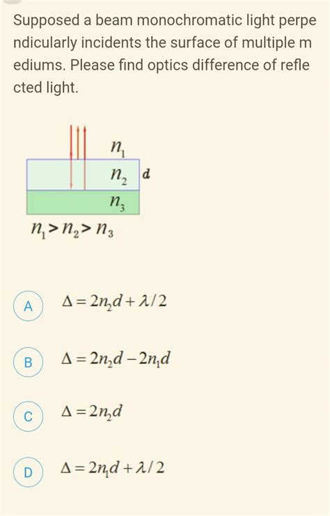 Solved In The Double Slit Interference Experiment If Th E