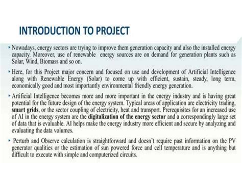 Ai Based Hybrid Mppt For Solar Photovoltaic Systempptx