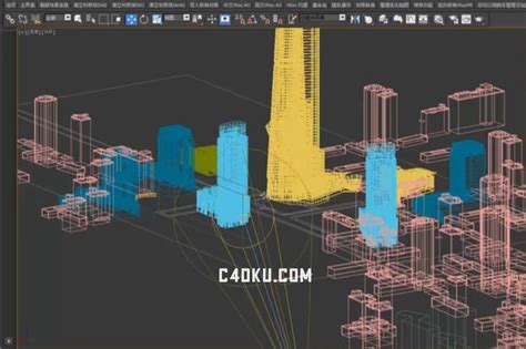 基础学习3dmax与v Ray渲染室外城市灯光效果建筑场景教程3d资源下载 C4d库