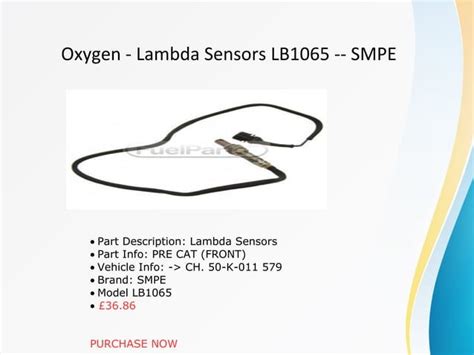 oxygen lambda sensors sks car parts ppt chemistry science