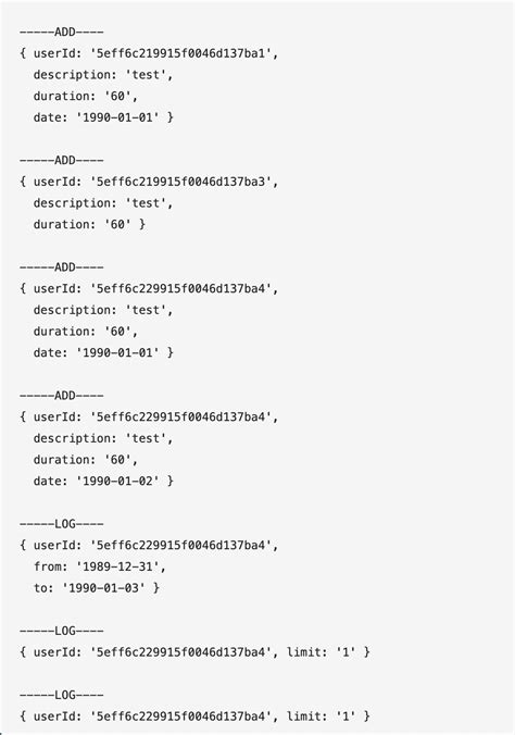apis and microservices projects exercise tracker validation issue