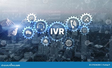 Ivr Interactive Voice Response Communication Concept Stock Photo