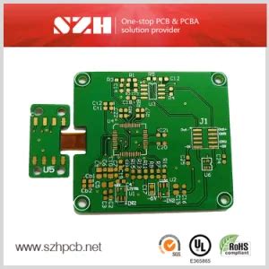 Custom Transparent Polyimide FPCB Rigid Flex PCB Flexible FPC China Polyimide FPCB And Rigid