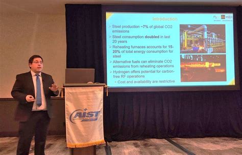 Civs Hydrogen Research In A Reheating Furnace Highlighted At An International Symposium Center