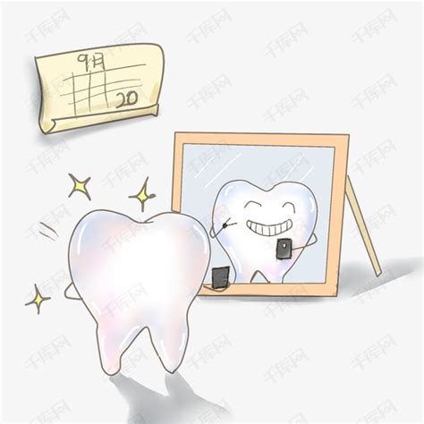 爱牙日手绘 儿童爱护牙齿简笔画 伤感说说吧