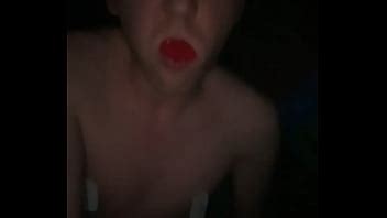 Sissy Dalia Stroking Her Sissy Hole With Her Dildo While Using Her Tense Machine And Gaged With