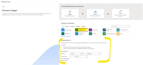 simple power automate flow to post a friendly reminder in a yammer