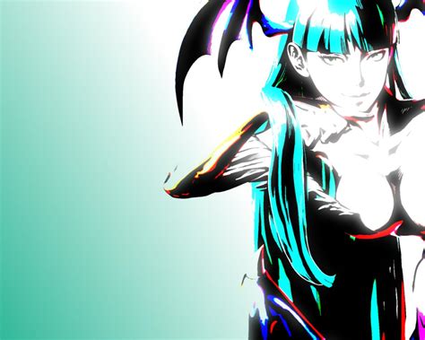 Morrigan Wallpapers Wallpaper Anime Girls Angel Black Hair