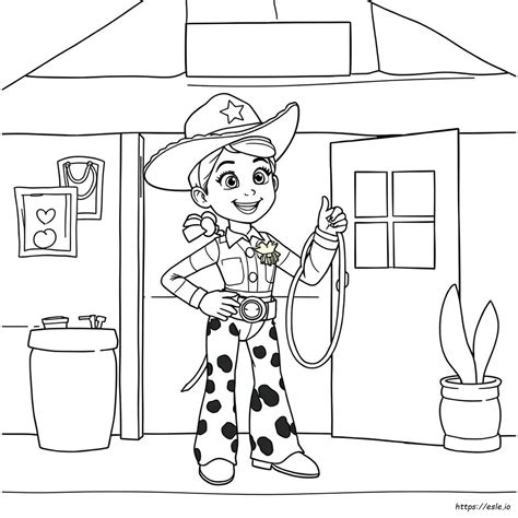 Printbare Jessie Toy Story Kleurplaat Kleurplaat