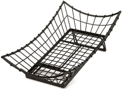 Tablecraft Black Rectangle Transformer Basket 21 X 13 X 55 Inch 4