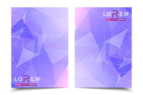 과학적인 브로셔 디자인 서식 파일입니다 벡터 전단지 레이아웃 연결된 라인 및 점 분자 구조 잡지 전단지 커버 포스터 디자인에 대
