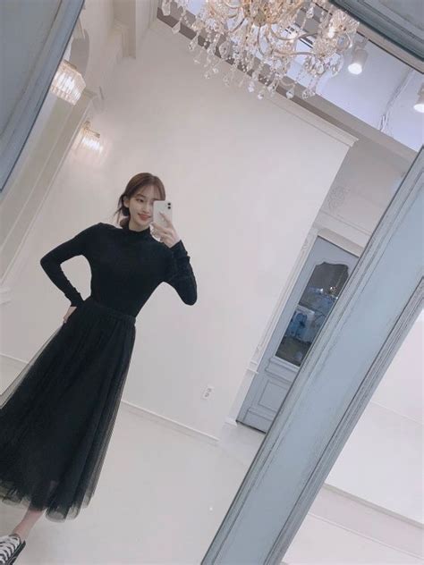 하이퀄리티여신핏 풍성한 발레리나 밴딩 쉬폰 샤 롱 스커트 핑크베이지 블랙 에이블리