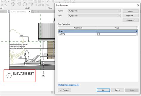 How To Omit The Scale Under The View Title Of A Rendering On A Sheet