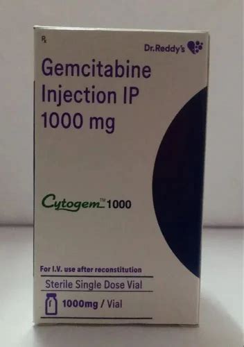 Cytogem 1000mg Injection Gemcitabine At Rs 6751 Vial Gemcitabine Injection In Surat Id